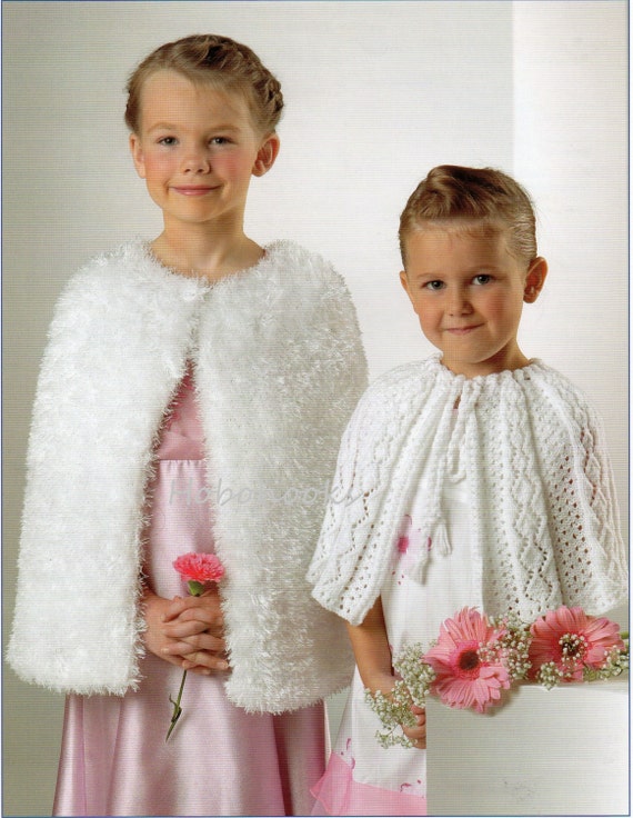 Knitting Pattern For A Little Girl S Cape Girl's Cape Pattern – Mary