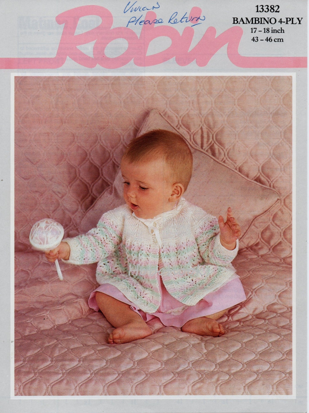 Baby Matinee Coat Knitting Pattern Pdf Download Matinee Jacket Baby ...