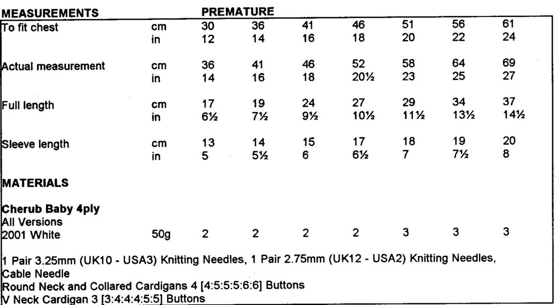 Baby / Childs Cardigan Knitting Pattern Pdf Download 3 Styles ...