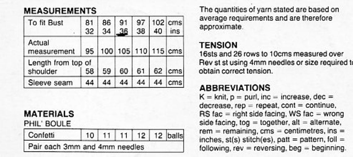 Womens Boucle Sweater Knitting Pattern Pdf Ladies Classic | Etsy