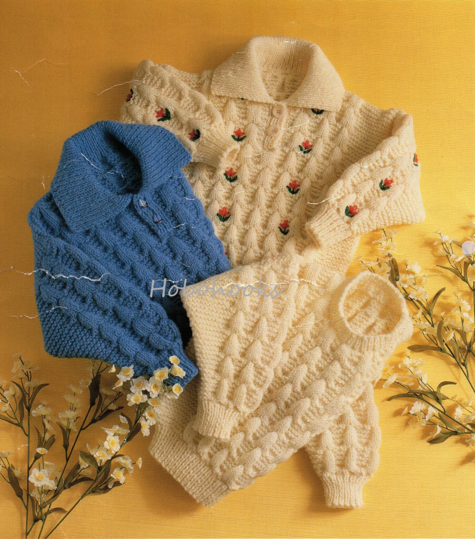 Baby Childrens Cable Sweater Knitting Pattern Pdf Cabled - Etsy UK