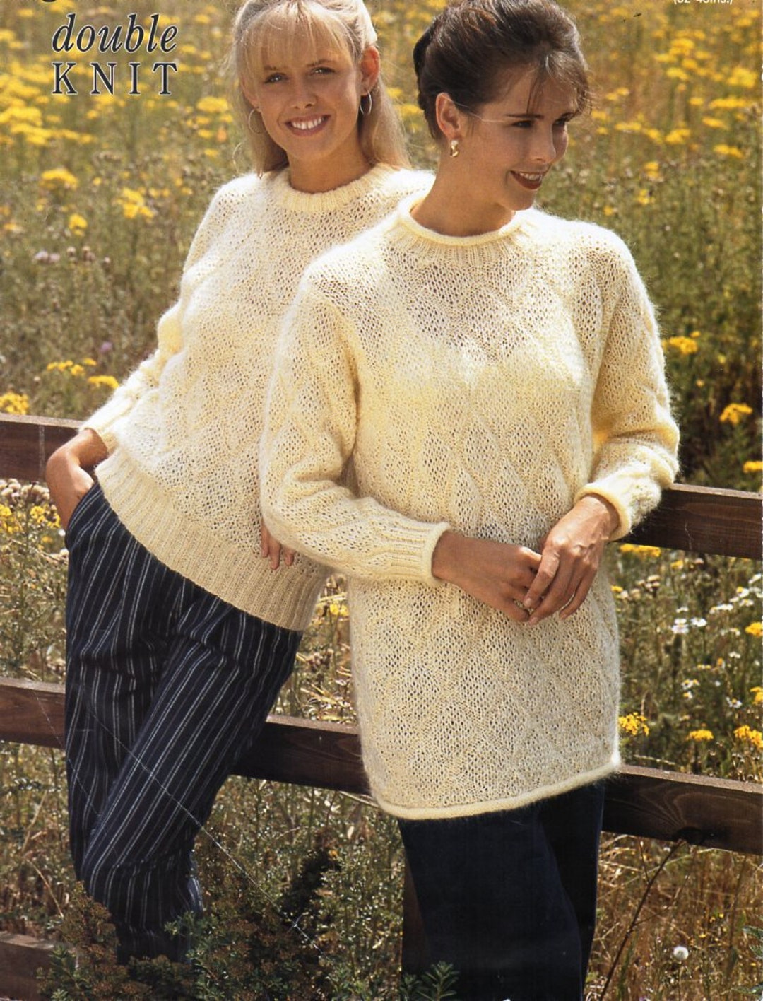 Womens Sweater Tunic Knitting Pattern Pdf Ladies Diamond Pattern Jumper ...