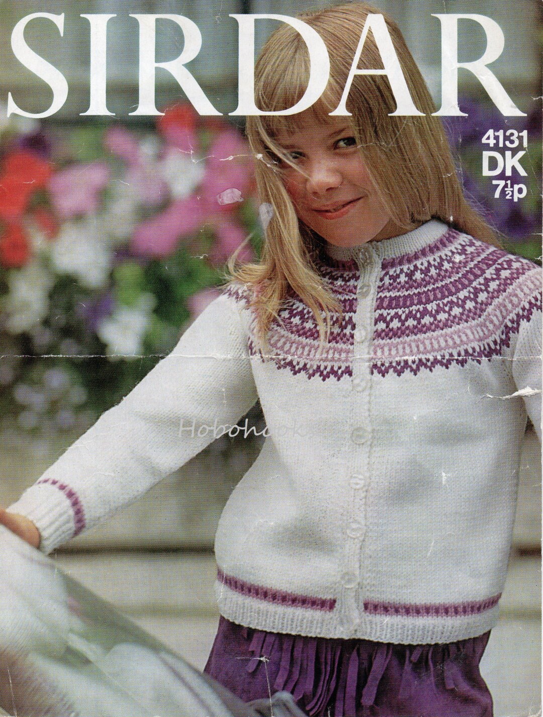 Childrens Fair Isle Cardigan Fair Isle Yoke Childs Fair Isle Cardigan ...