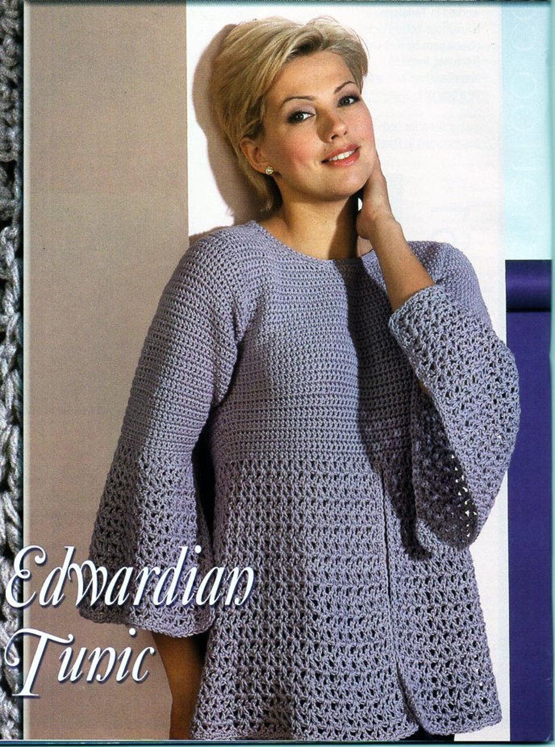 Womens Crochet Tunic Sweater Pattern CROCHET PATTERN Pdf - Etsy UK