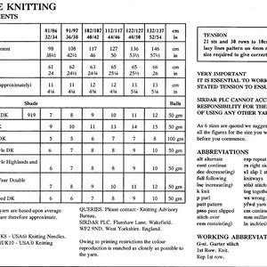 Womens Sweater KNITTING PATTERN Pdf Ladies Short Sleeve V Neck Jumper ...