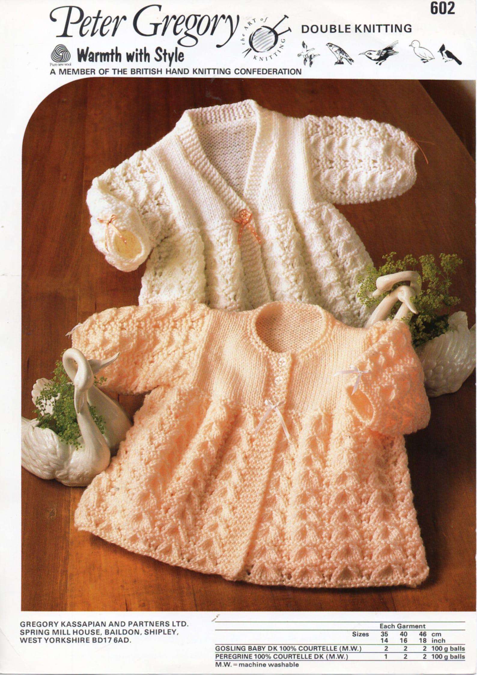 Baby Matinee Jacket Knitting Pattern Pdf Matinee Coat Lacy | Etsy