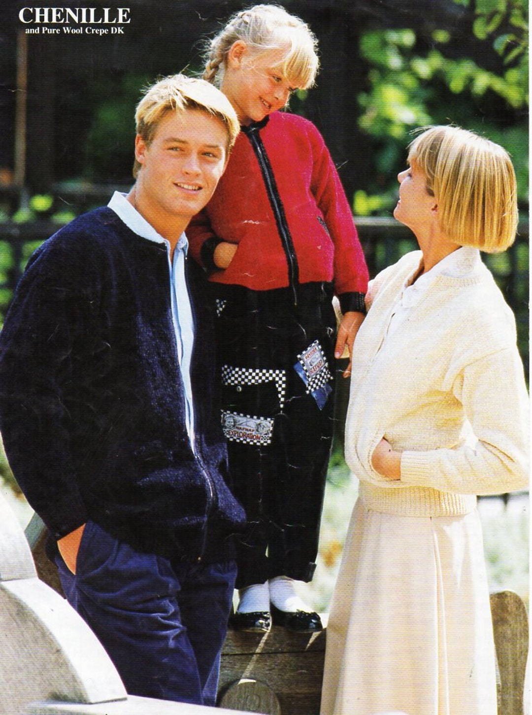Chenille Jacket Knitting Pattern Pdf Womens Mens Childrens Zipper ...