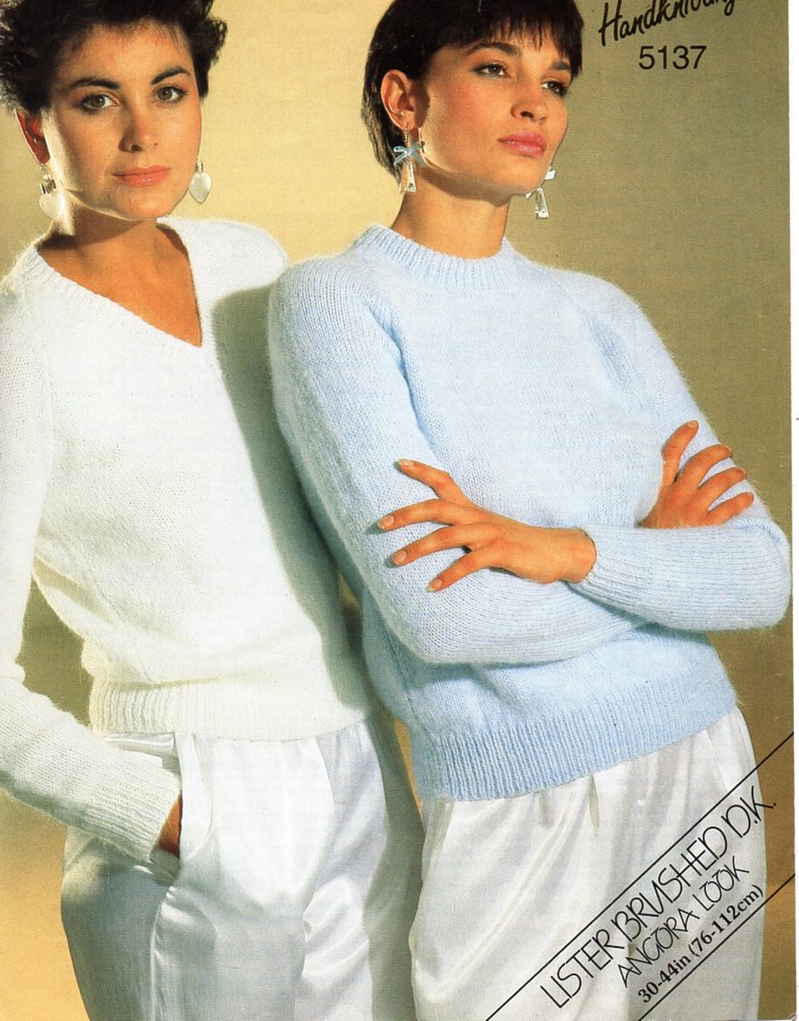 Vintage Womens Classic Sweater KNITTING PATTERN Pdf Ladies | Etsy UK