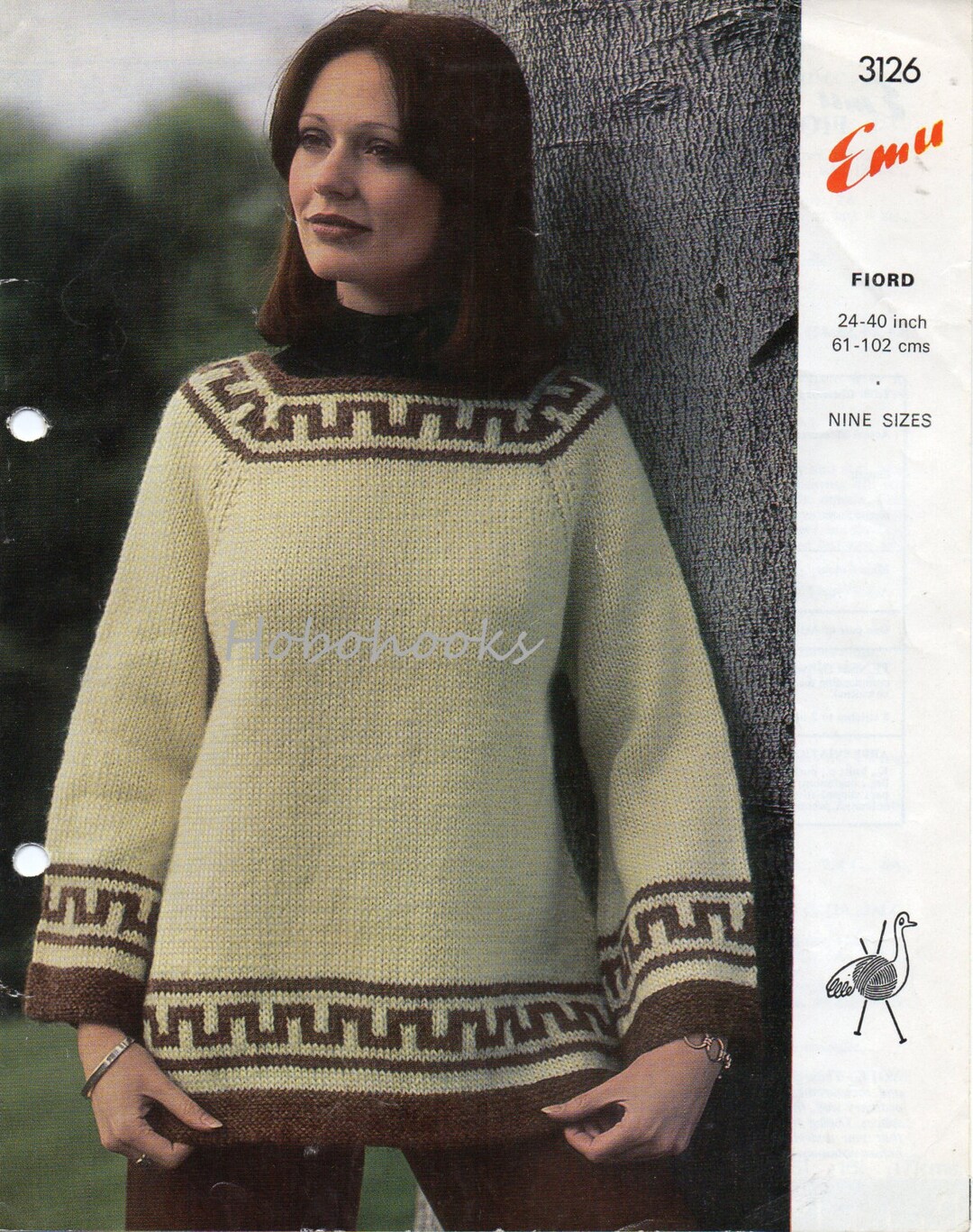 Vintage Womens Tunic Sweater Knitting Pattern Pdf Ladies Overtop Greek ...