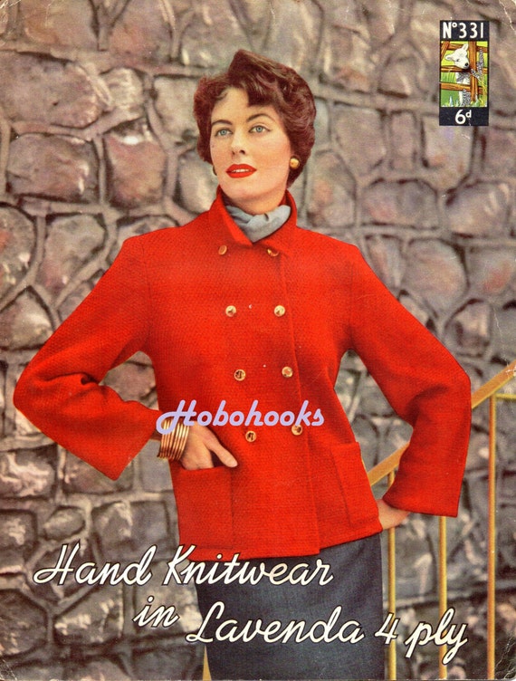 Craft Supplies & Tools Sewing & Fiber Knitting vintage womens jacket ...