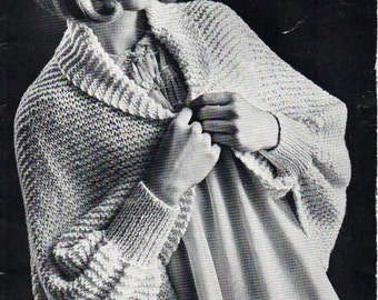 Bed Jacket Pattern | Etsy