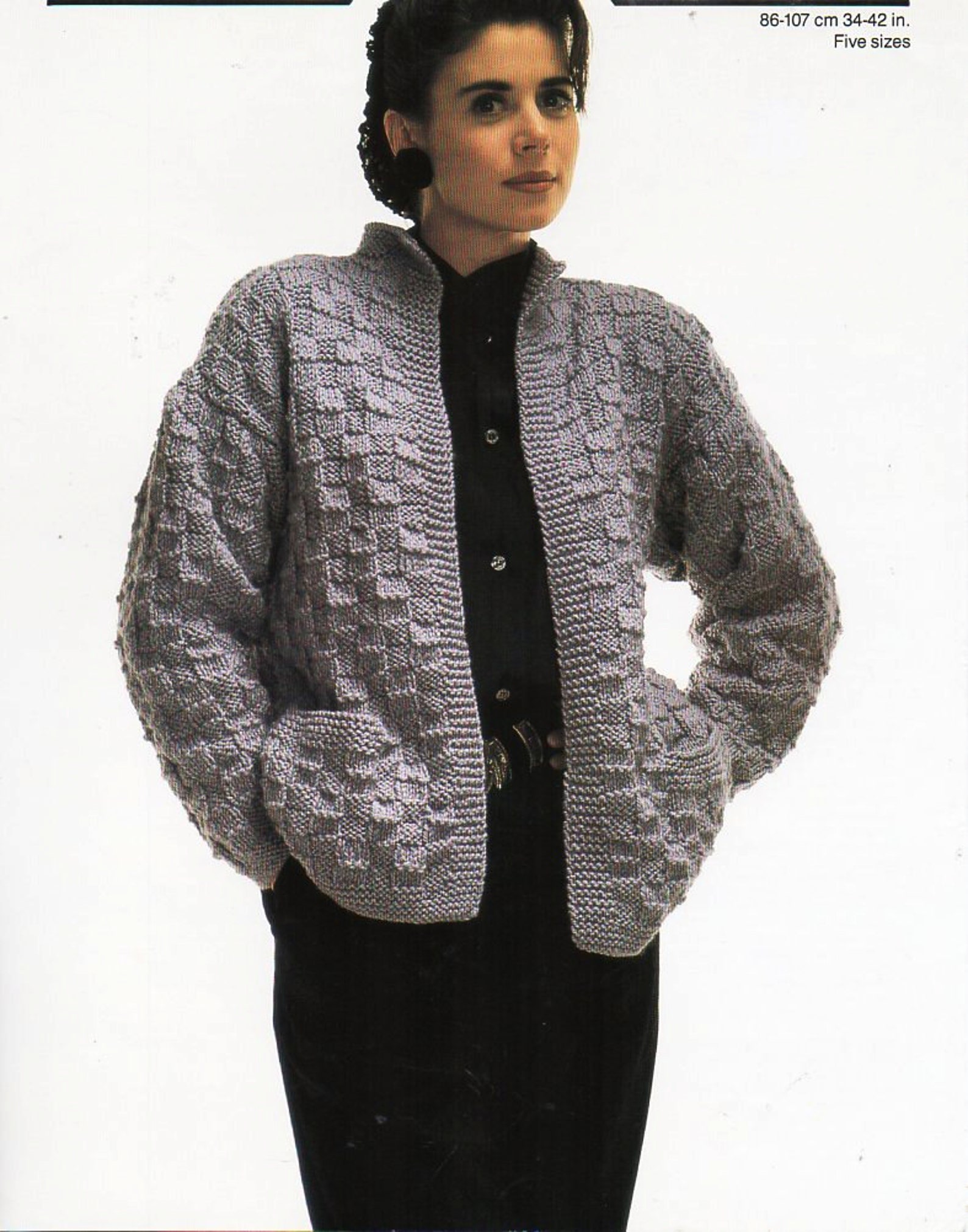 Vintage Womens Jacket Knitting Pattern Pdf Chunky Ladies - Etsy UK