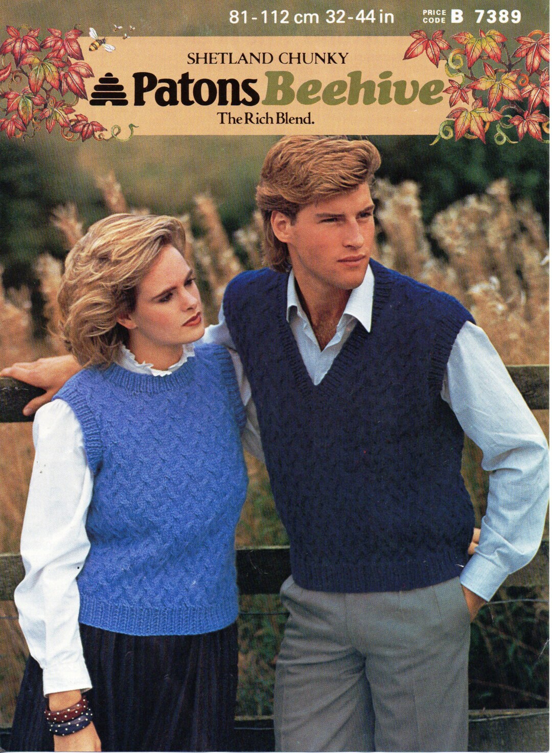 Womens Mens Slipover Knitting Pattern Pdf Ladies Round Neck Patterned ...