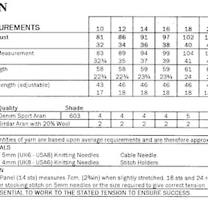 Womens Cable Sweater KNITTING PATTERN Pdf Ladies Cable Jumper 32-42 Inch Aran / Worsted / 10ply ...