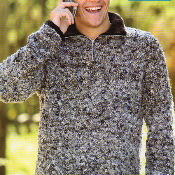 Mens Boucle Sweater - Etsy