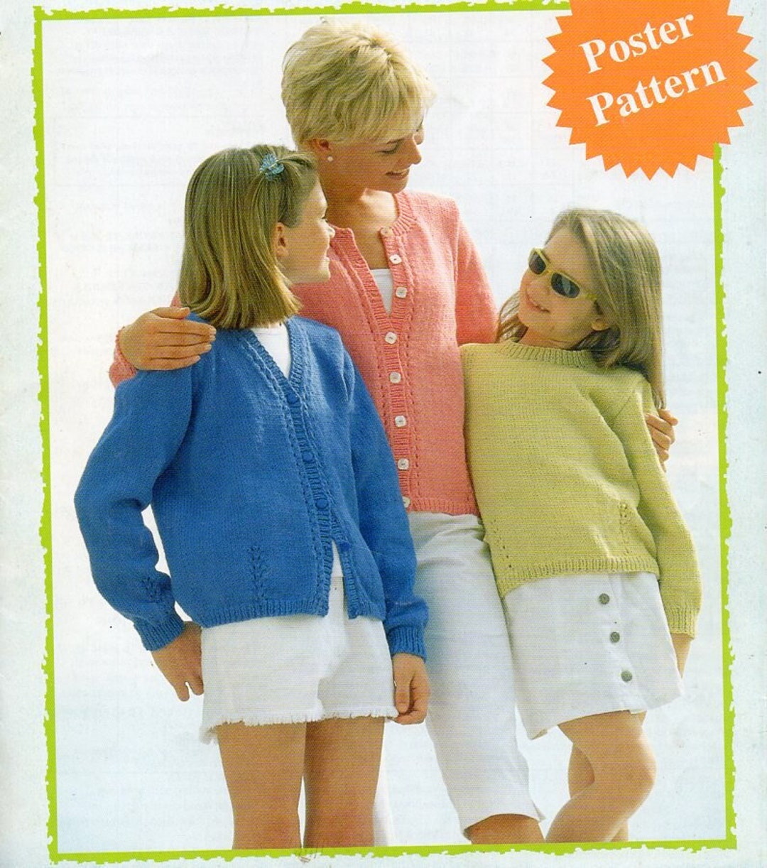 Womens Cardigan Waistcoat Sweater Top Knitting Pattern Pdf Ladies ...