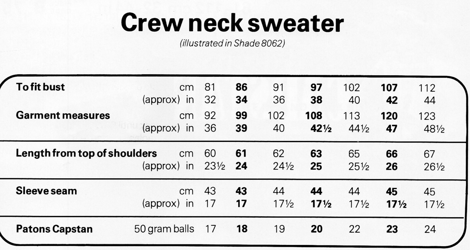 Womens Knitting Pattern Aran Sweater Cable Crew Neck - Etsy