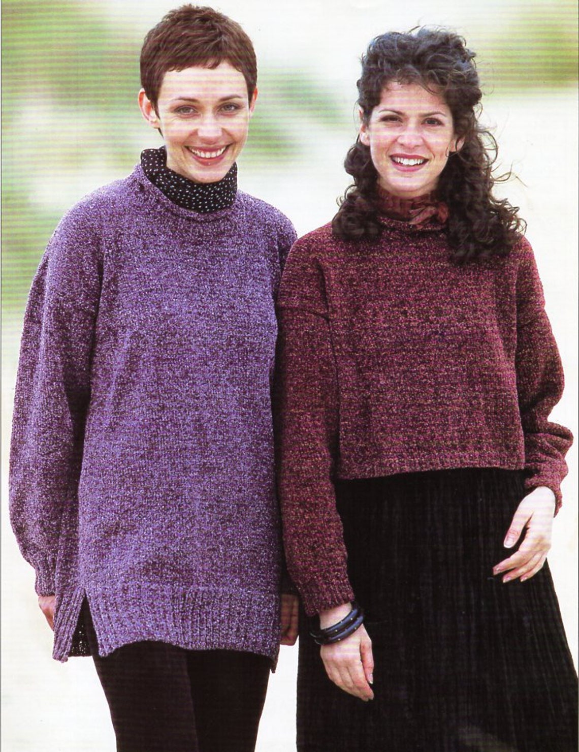 Womens Tunic Sweater Knitting Pattern Pdf Ladies Short or Long | Etsy