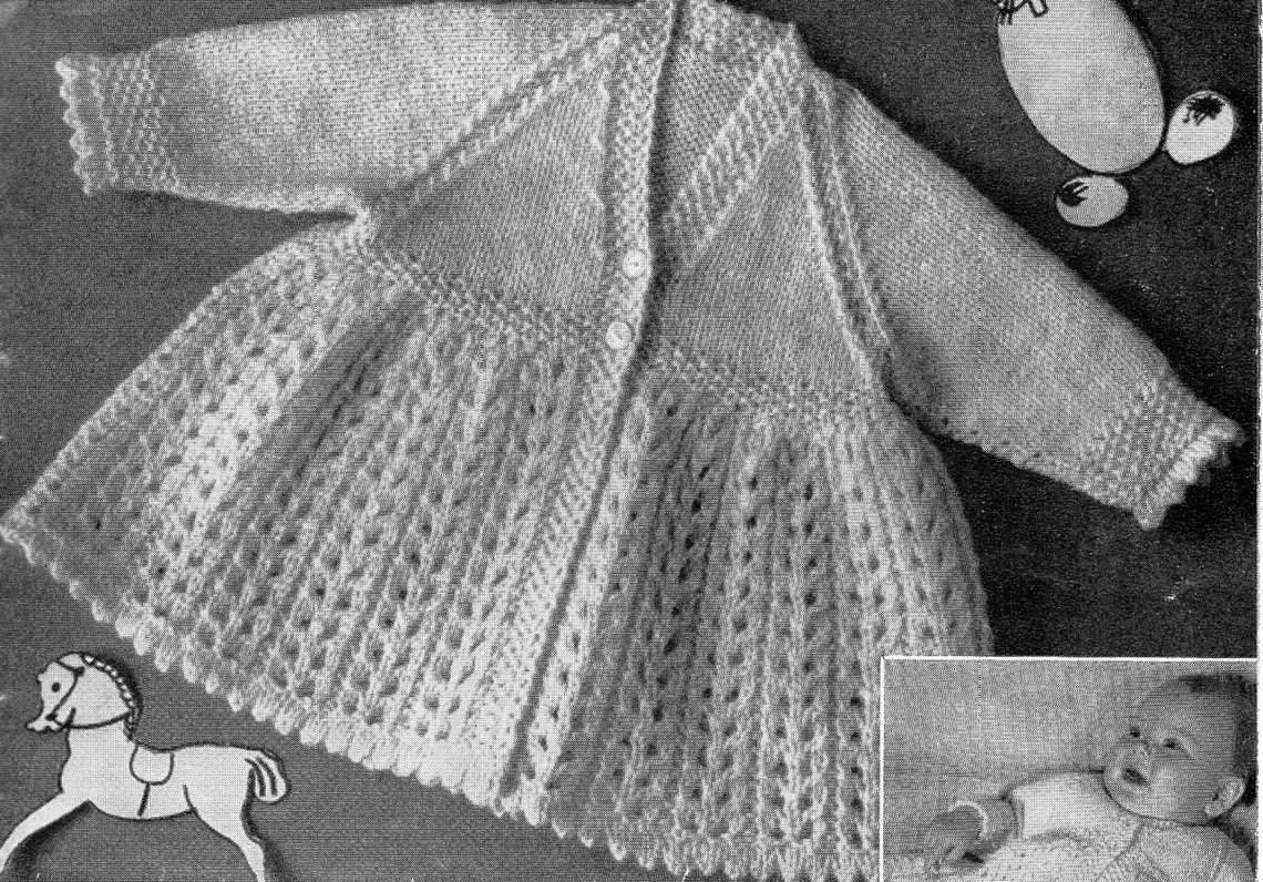 Baby Matinee Coats Matinee Jackets Baby Cardigan Patterns - Etsy Norway