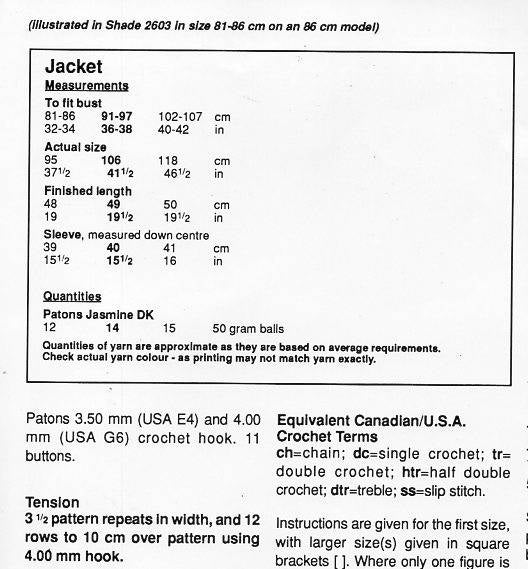 Womens Crochet Jacket Pattern CROCHET PATTERN Pdf Ladies - Etsy