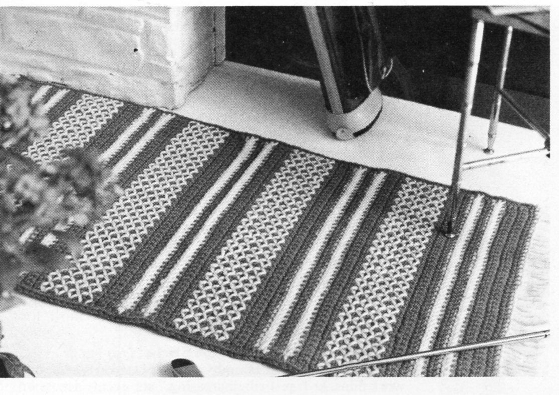 Crochet Rug Crochet Pattern PDF Crochet Floor Mat Crochet - Etsy UK
