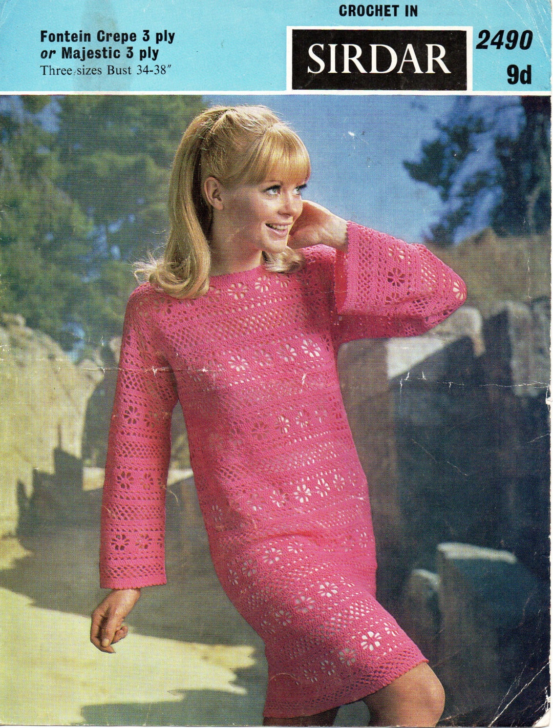 Womens Crochet Dress Crochet Pattern Pdf Ladies Lacy Crochet Dress ...