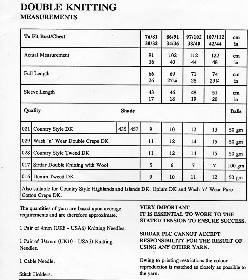 Womens Mens Sweater Knitting Pattern Pdf Ladies Jumper | Etsy