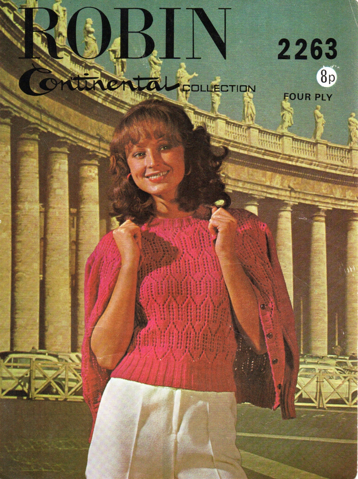 Vintage Womens Twinset Knitting Pattern Pdf 4ply Ladies Twin Set Short ...