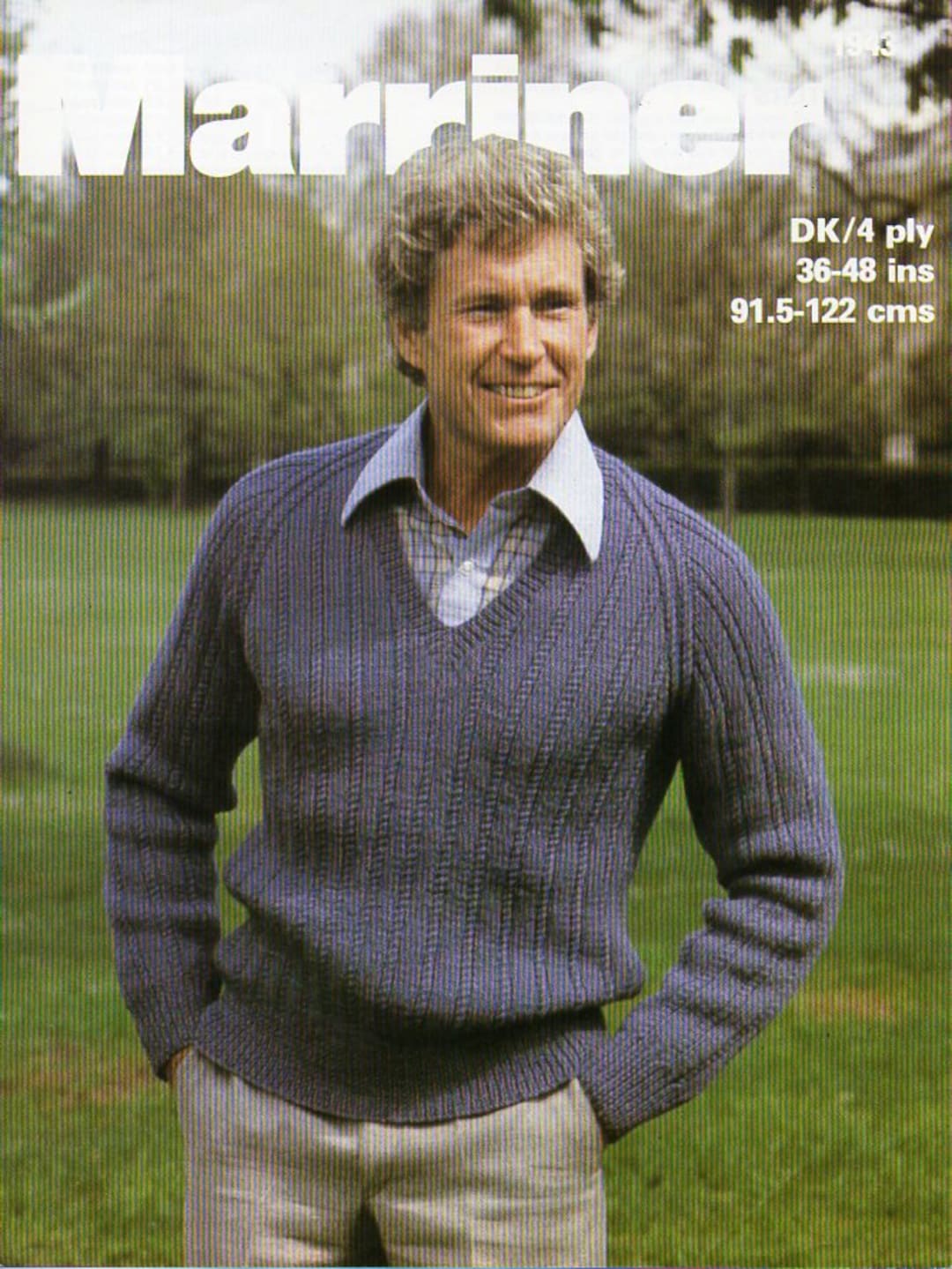 Mens V Neck Ribbed Sweater Knitting Pattern PDF Mens V Neck Jumper 26 ...