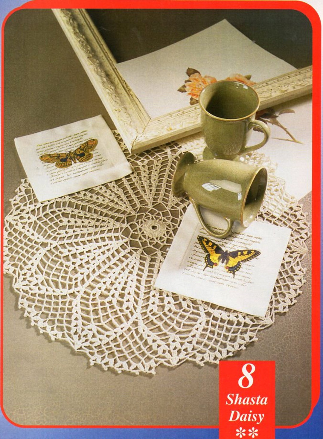 Crochet Doily Crochet Pattern PDF Daisy Doily Pattern Centrepiece ...