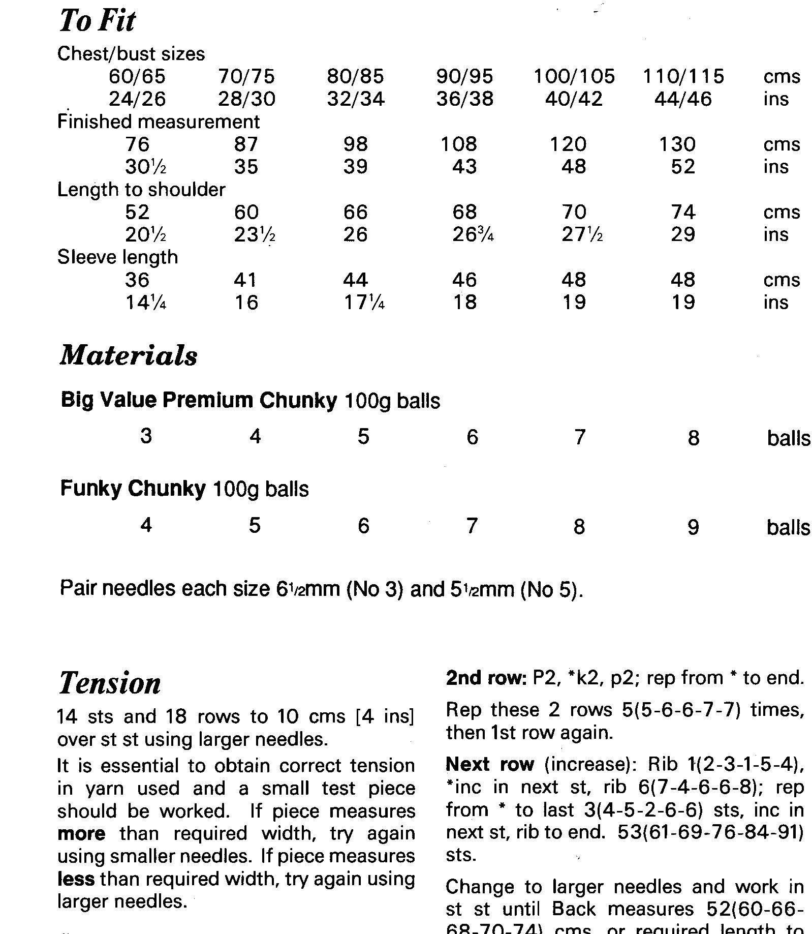 Family Chunky Sweater Knitting Pattern Pdf Womens Mens Childrens Bulky ...