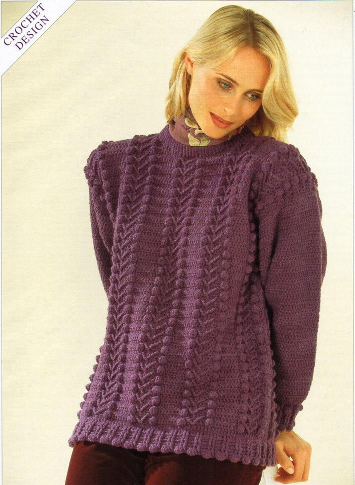 Womens Crochet Sweater Pattern CROCHET PATTERN Pdf Ladies - Etsy UK