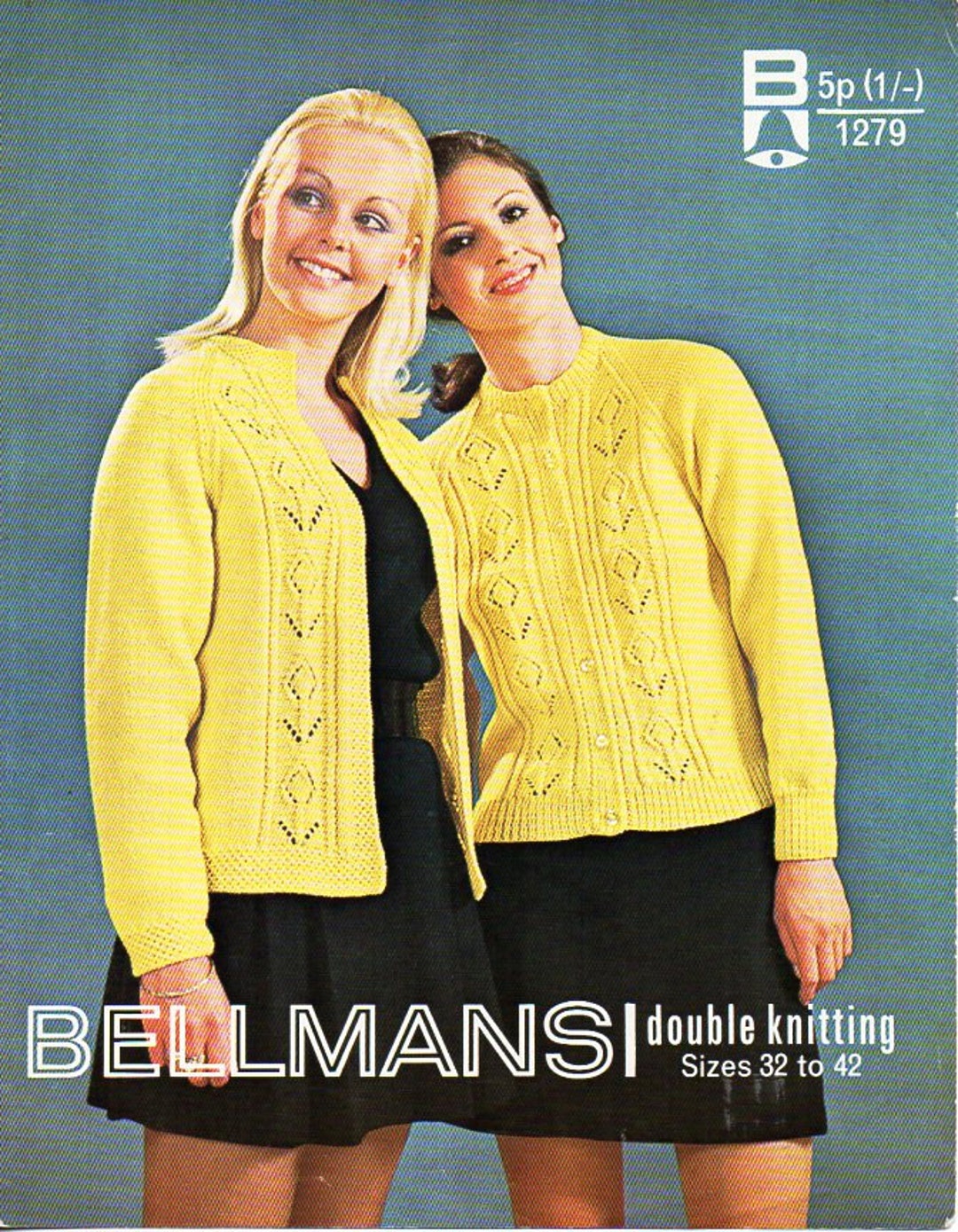 Vintage Ladies Cardigan Knitting Pattern Pdf Women Pattern Panel Jacket ...