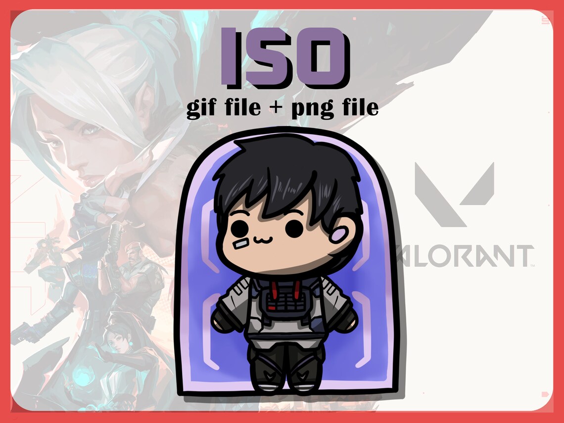 Chibi Animation - Valorant - Iso (gif and Png) - Etsy