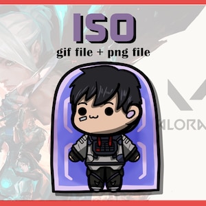 Chibi Animation - Valorant - Iso (gif and Png) - Etsy