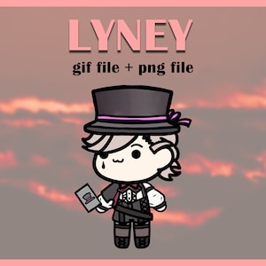 Chibi Animation - Genshin Impact - Lyney (gif and Png) - Etsy
