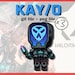 Chibi Animation - Valorant - Kay/o (gif and Png) - Etsy