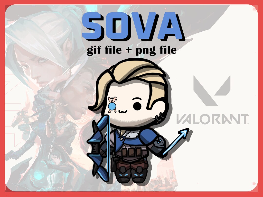 Chibi Animation - Valorant - Sova (gif and Png) - Etsy