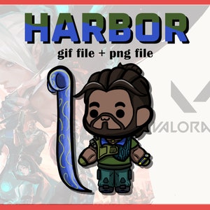 Chibi Animation Valorant Deadlock gif and Png - Etsy