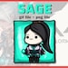 Chibi Animation - Valorant - Sage (gif and TWO Png) - Etsy