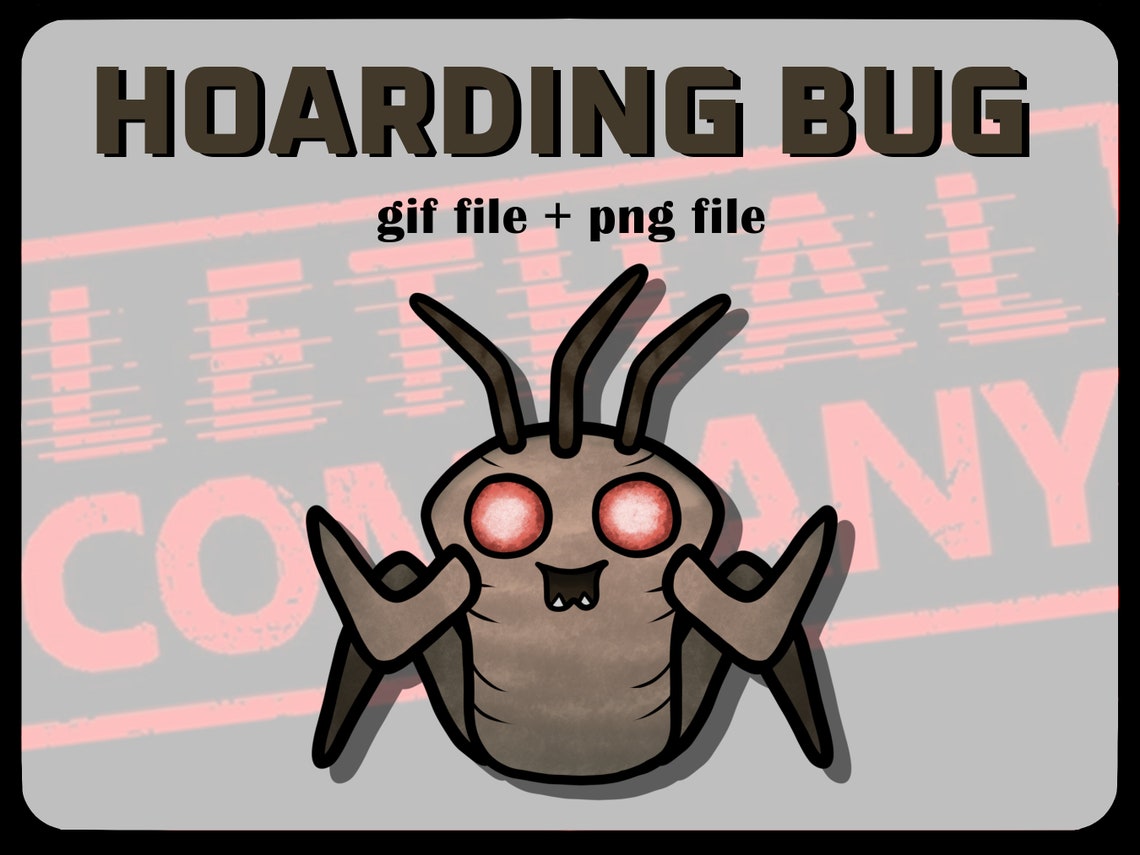 Chibi Animation - Lethal Company - Hoarding Bug (gif and Png) - Etsy