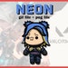 Chibi Animation - Valorant - Neon (gif and Png) - Etsy
