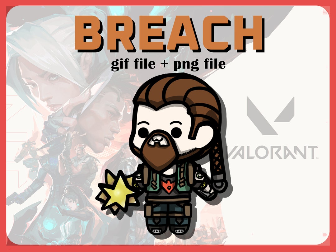 Chibi Animation - Valorant - Breach (gif and Png) - Etsy