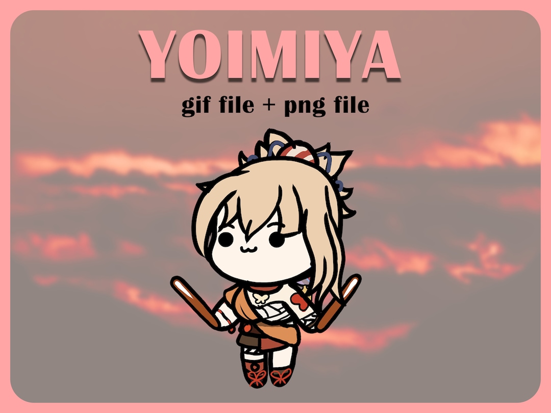 Chibi Animation Genshin Impact Yoimiya gif and Png - Etsy Singapore
