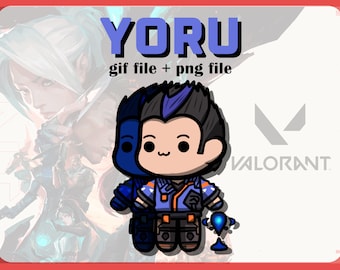 Chibi Animation - Valorant - Harbor (gif and Png) - Etsy