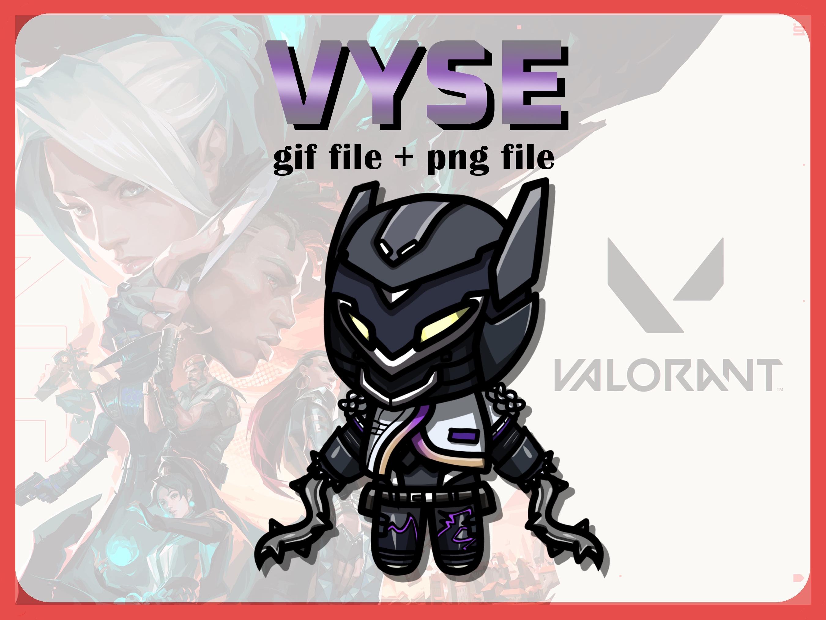 Chibi Animation - Valorant - Vyse (gif and Png) - Etsy