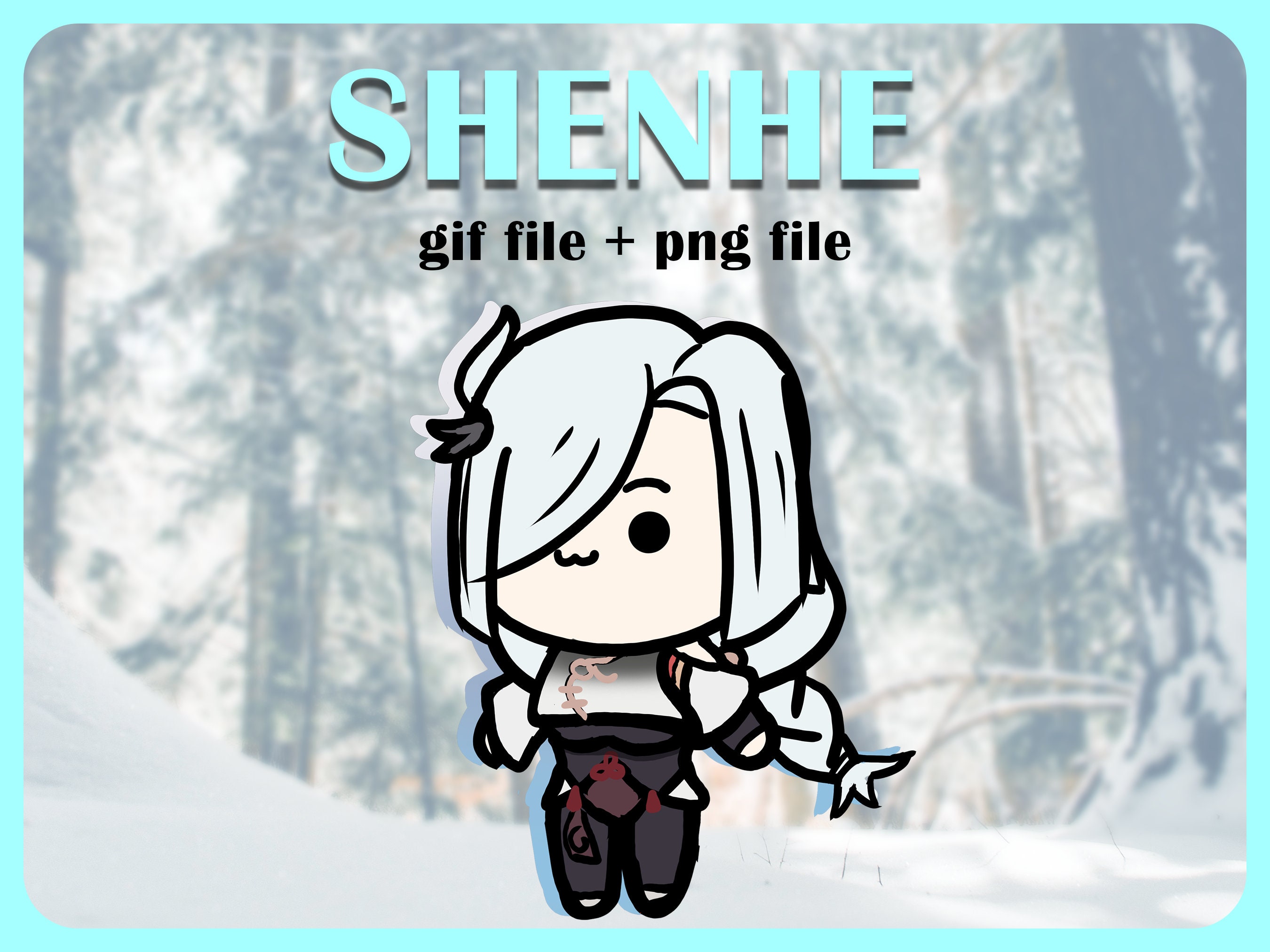 Animación Chibi Genshin Impact Raiden Shogun gif y png - Etsy México