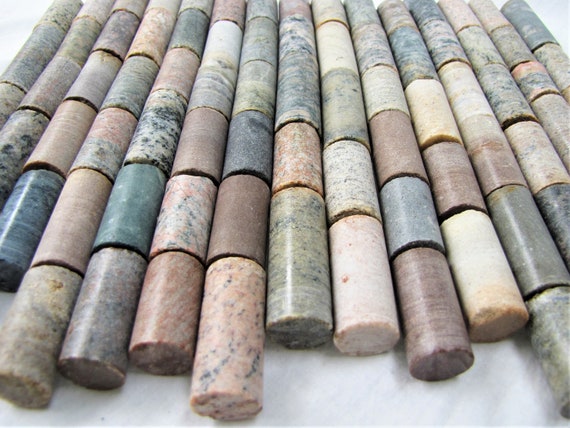 Rock Cores River Rock Stone Cylinders Over 1/2 - Etsy