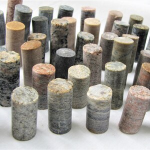 Rock Cores, River Rock Stone Cylinders, Over 1/2" Diameter - Etsy
