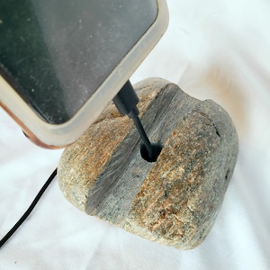 Cell Phone Holder Made From Natural Stone, Rock Cell Phone Holder, Cell ...